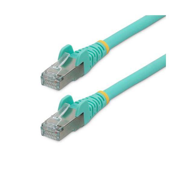 【商品名】 StarTech.com カテゴリー6A LANケーブル 5m アクア NLAQ-5M-CAT6A-PATCH 1本