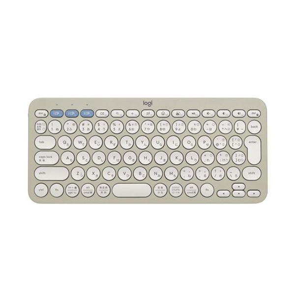 【商品名】 ロジクールPEBBLE KEYS 2 K380S グレージュ K380sGY 1台