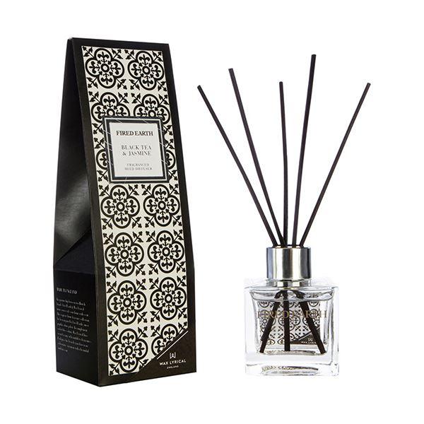 【商品名】 ワックスリリカルFIRED EARTH リードディフューザー ブラックティー＆ジャスミン 本体 100ml WLFE21031セット