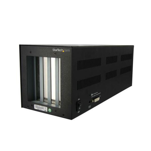 【商品名】 StarTech.com 2 PCIe ＆ 2 PCI スロット増設ボックス ブラック PEX2PCIE4L 1台