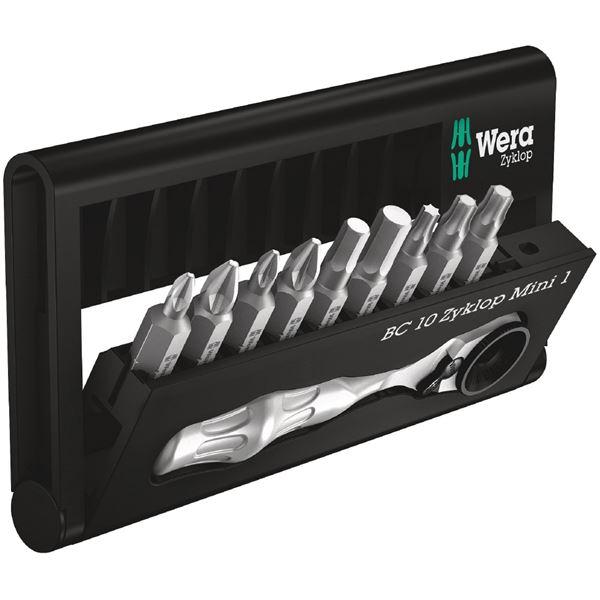 【商品名】 WERA ヴェラ 10点組 ドライバービット ラチェットハンドルセット 差込6.35mm ケース付 073645 工具 ツール DIY 作業工具 道具 【ジャンル・特徴】 wera ドライバー ビット 先端工具 ドリル部品 電動...
