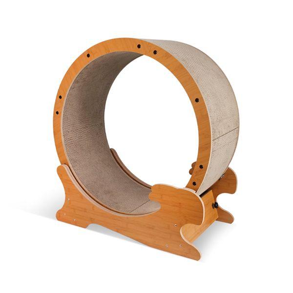 【商品名】 HappyDays キャットランニングマシン M 猫用玩具 【ジャンル・特徴】 室内で暮らす猫ちゃんのための爪とぎ一体型ランニングマシン