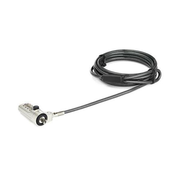 【商品名】 StarTech.com ノートパソコン盗難防止セキュリティワイヤーロック 2m Nobel Wedgeスロット対応 ダイヤル錠LTLOCKNBL 1個  [ LTLOCKNBL ]