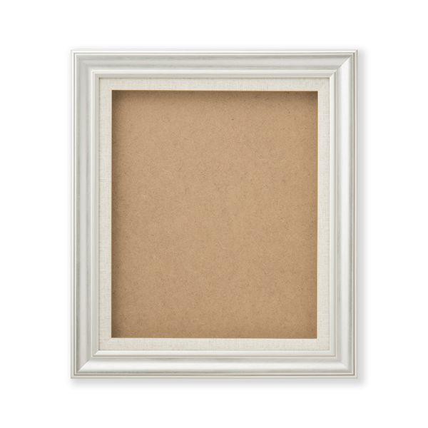 【商品名】 油絵額・キャンバス・日本画額 つや消し油縁額 F8（455×380mm） シルバー 【ジャンル・特徴】 油絵、日本画や水彩にもお奨めの、鈍く輝く上品なデザイン。