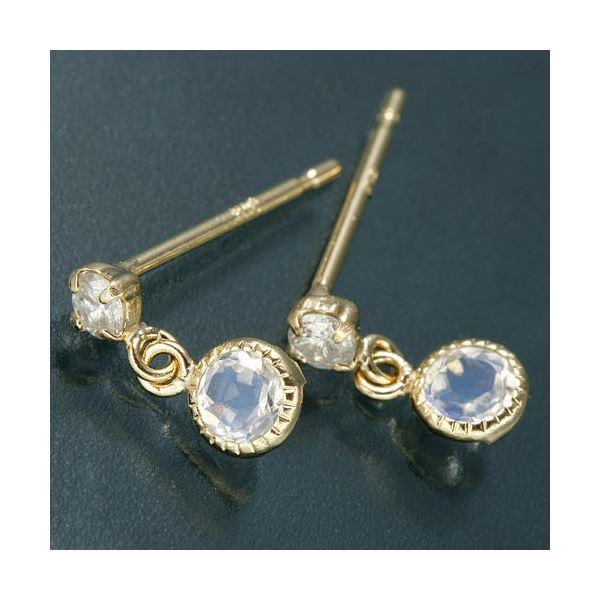 【商品名】 Amelie Monchouchouアンティーク調バースデイピアス 6月ブルームーンストーン 【ジャンル・特徴】 誕生石ピアス