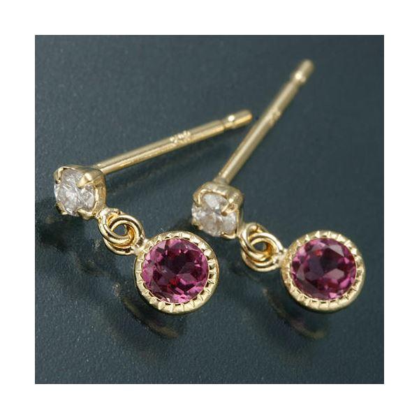 【商品名】 Amelie Monchouchouアンティーク調バースデイピアス 10月ピンクトルマリン 【ジャンル・特徴】 誕生石ピアス