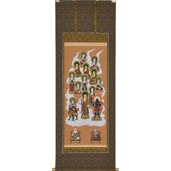 宗派・天台宗サイズ・掛け軸サイズ：幅54.5X高さ約150cm商品説明・受注生産品に付き、ご入金確認後発送に平日で約２〜３か月かかる場合があります。・メーカーに在庫がある時は、ご入金確認後約１週間で発送します。・お急ぎのかたは「ショップへ相...