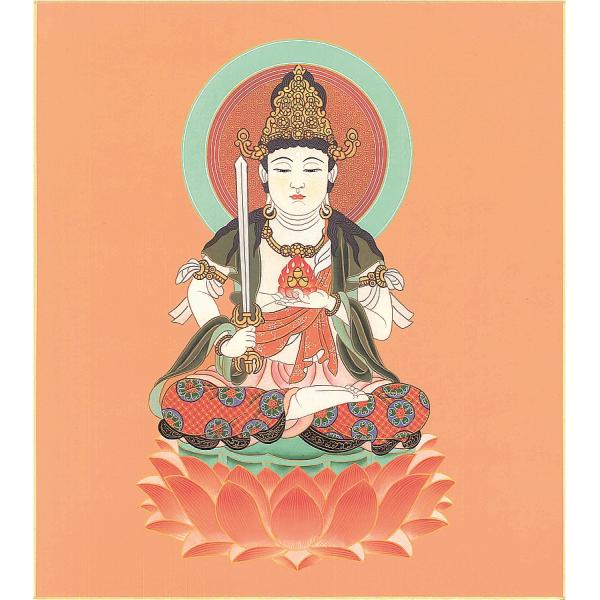 サイズ・色紙寸法：24X27cm商品説明・幸せと強運を運ぶ八体守護仏。生まれ年(干支)に合わせてお選びください。　武藤純一(彩現会会友)・虚空蔵菩薩は、一切の功徳を包蔵し広大無辺の福徳知慧で、人々の願望を叶えます。・メーカーに在庫がある時は...