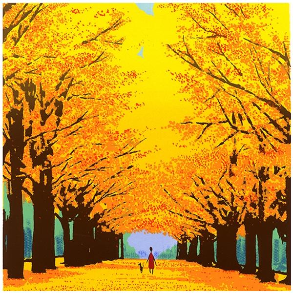 シートのみの販売です。マット、額縁をオプションで追加してください。 サイズ・30角　シート寸法：377×286mm　絵寸法：227×160mm仕様 ・シルクスクリーン版画商品説明 ・吉岡浩太郎版画について　色の美しさ、絵の内容のわかりやすさ...