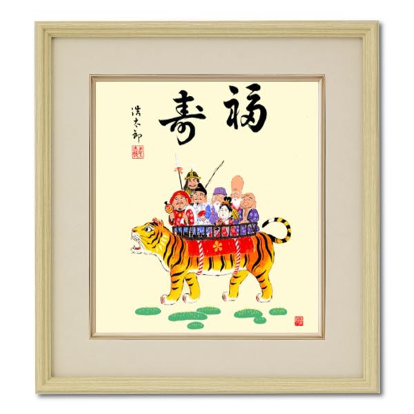 新作紹介シルクスクリーン版画のみの販売価格です。弊社で額装して納品の場合、マット、額縁をオプションで追加してください。サイズ 色紙　絵寸法 273X242mm仕様 ・シルクスクリーン版画商品説明・吉岡浩太郎版画について　色の美しさ、絵の内容...