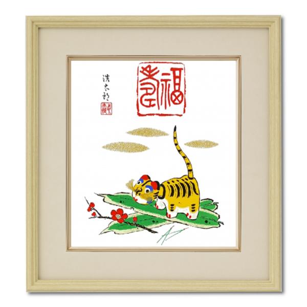 新作紹介シルクスクリーン版画のみの販売価格です。弊社で額装して納品の場合、マット、額縁をオプションで追加してください。サイズ 色紙　絵寸法 273X242mm仕様 ・シルクスクリーン版画商品説明・吉岡浩太郎版画について　色の美しさ、絵の内容...