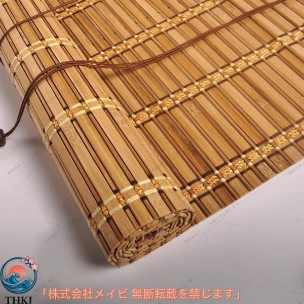 ● 天然の高品質素材：竹のカーテンは天然の竹から織られています。長い耐用年数;変形なし。● カスタム寸法：寸法は、幅x高さとしてマークされています。カスタムサイズのサービスを提供しています。● 多機能UV保護：半シールド、防塵、防水、遮光、...