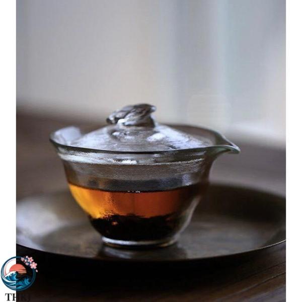 中国茶器 ガラス製 蓋碗 中国茶 台湾茶 茶葉 ウーロン茶 烏龍茶 結婚祝い
