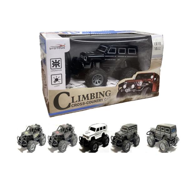 RC SUV クライミングカーは、オフロードの冒険を楽しむための完璧な相棒です！4種類のスタイリッシュなデザインのRCカーは、こだわりのオフロードタイヤを装備し、どんな地形でもスイスイ進みます。前進・後退、左右回転、ライト点灯など多彩な機能...