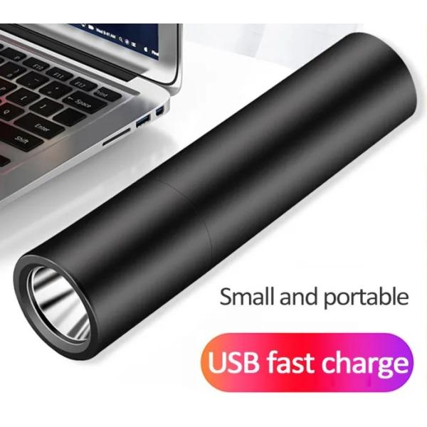 懐中電灯 フラッシュライト 100ルーメン Type-c 充電式 キーホルダー付き 小型  強力軽量 登山 散歩 夜道 防災 緊急用 商品仕様：充電器:USB-C　長さ：910MM、 ヘッド直径：21MMで、軽量でコンパクトで持ち運びに便利...