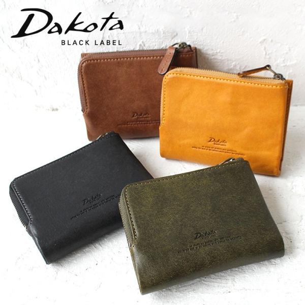 item information品番：626801品名：ダコタ ブラックレーベル ガウディ L字ファスナー 二つ折り財布　シリーズ案内：「ガウディ」イタリアンレザーにアンティック加工を施し、職人が1枚ずつ革の表面を擦ることで独特のムラ感と陰...