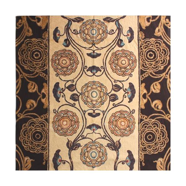 正倉院の文様を風呂敷にしました。 和音を奏でるように風呂敷が日々の生活の中に 溶け込むようにと想いを込めました。正倉院宝物の文様を染めで表現した風呂敷です。コストパフォーマンスが高く、来場粗品・催事粗品など、お手軽に使える商品です。和音を奏...