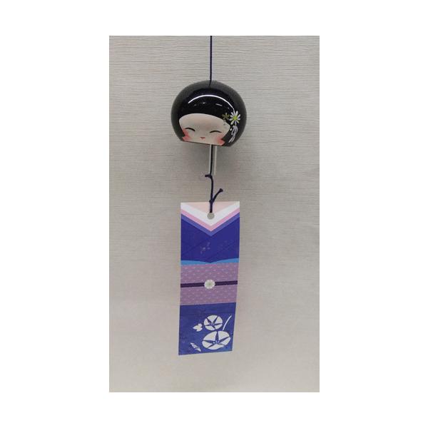 心洗う音色、四季情緒を描いた蒔絵、夏の楽しみを感じていただけます。会津喜多方の一点一点手作りです。●風鈴　径5×高4cm（クリスタルガラス）●短冊　11.8×4cm