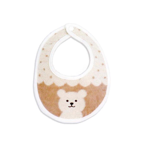 ナチュラルな色合いにドット柄とにっこり笑ったくまの表情が可愛いスタイです。こちらのスタイは、オーガニックコットンを使用しているため大切なお子さまにも安心してお使い頂けます。お名前刺繍をお入れして、自宅用にはもちろん出産の祝いギフトにもオスス...
