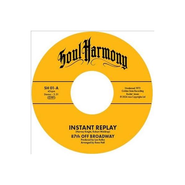 【発売日：2024年09月27日】ご注文後のキャンセル・返品は承れません。発売日:2024年09月27日/商品ID:6441505/ジャンル:SOUL/CLUB/RAP/フォーマット:7inch Single/構成数:1/レーベル:Soul...