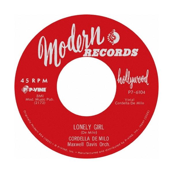 【発売日：2025年12月24日】ご注文後のキャンセル・返品は承れません。発売日:2025年12月24日/商品ID:6919927/ジャンル:COUNTRY/BLUES/フォーマット:7inch Single/構成数:1/レーベル:P-VI...