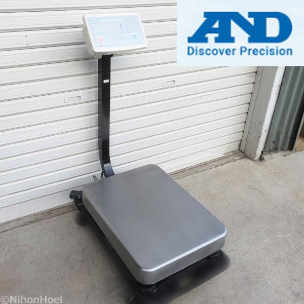 A&amp;D デジタル 台はかり FG-60KAL ◆ 60kg 皿寸法 幅390×奥行530mm ◆ ステンレス角皿◆シンプル操作でジャスト1秒高速測定◆本体外寸：幅390×奥行774×高さ781（mm）◆載台寸法：390×530（mm...