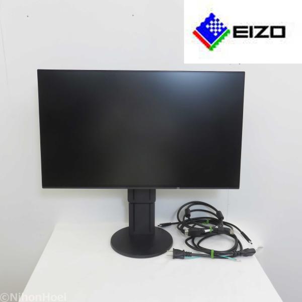 送料無料 ◆ EIZO FlexScan 23.8型 液晶モニター ◆ 幅537×高さ495mm ◆ EV2451 フルHD 1920×1080 IPS 非光沢 縦置き◆型番：EV2451◆年式：2019年◆疲れ目抑制のブルーライトカット（...
