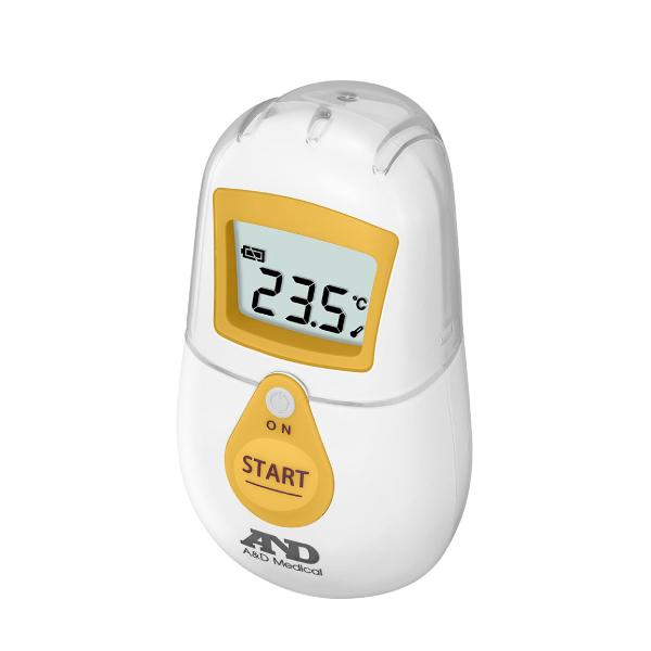 ※付属の電池はお試し用のため、電力が尽きていることがあります。電池切れを理由とする返品・交換はお受けできません※健康管理 体調管理として体温測定　熱中症対策※詳細はメーカーサイトでご確認くださいエー・アンド・デイ A＆D でこピッと 非接触...