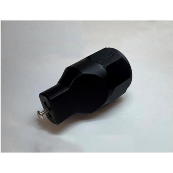 Craft&amp;Customizingオリジナルのカウンターギア軽量加工ツールになります。両軸新ギアの新品状態で発生しているバリなどを除去して速度向上につなげます。《カウンターギア加工ツール用　調整式アダプタ》【商品紹介】　・ギアスラス...