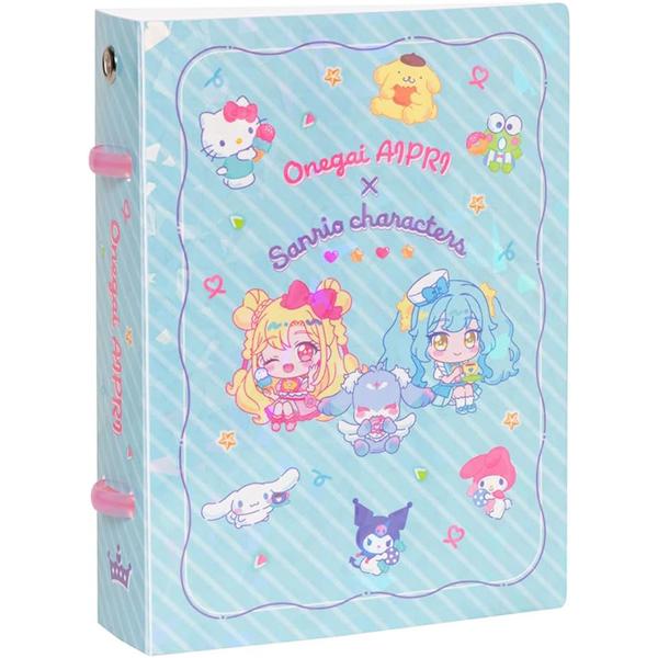 キラキラがかわいい、サンリオキャラクターズとコラボした、オリジナルデザインのカード収納アイテム。持ち運びに便利なコンパクトサイズ。リフィルは12枚つきで、ワンタッチで簡単に付け外しができるので、リフィルの入れ替えが可能です。3種類のカード(...