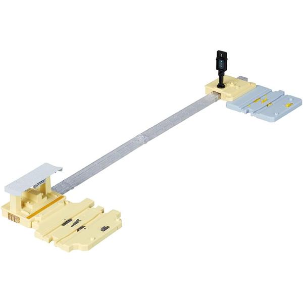 電池不要!車両の力で情景が動き出す!アクションタウンの連続発車駅が登場!1路線で2編成が同時に遊べる!自動で停車と発車を繰り返す!付属のギヤアクションレールは1/2直線レールサイズでレイアウトも組みやすい!キミだけの動き出す街を作ろう!※プ...