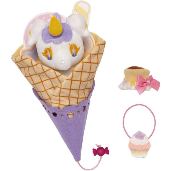 ※購入特典「つむぎ(ロマンチックリボンリボンピュアホワイト)」のカードが付属します。プリこーんをおしゃれして、ワッフルコーンケースに入れちゃおう♪ アミューズメントゲーム「アイプリバース」で使えるプレゼントコード付き！てのひらサイズのプリこ...