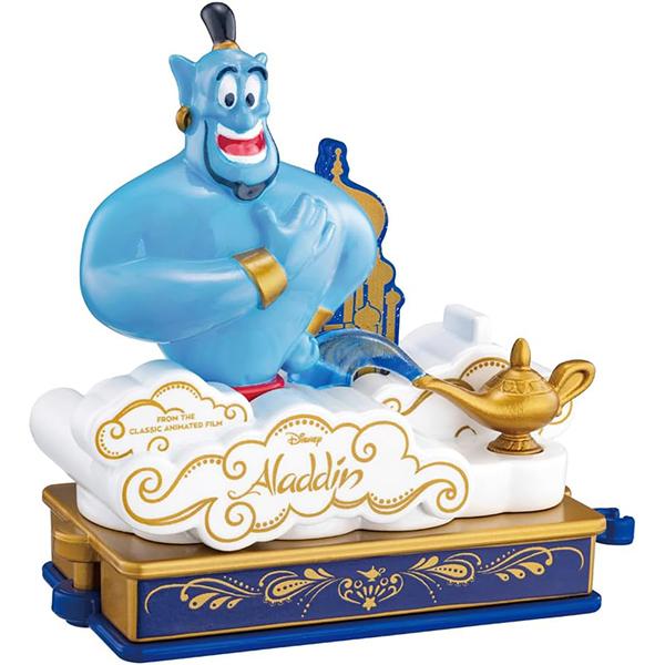 おうちにディズニートミカパレードがやってくる！夢の世界をつなげよう！ドリームトミカに【ディズニートミカパレード】シリーズが登場！アラジンのジーニーを乗せたフロートです。魔法のランプから煙とともにジーニーが飛び出してきたシーンをイメージしてい...