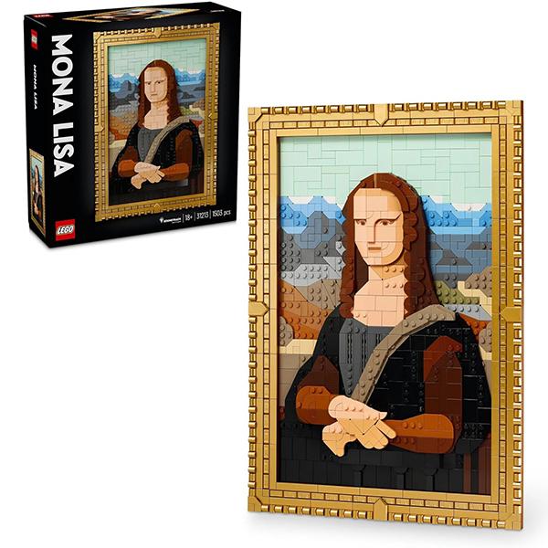 ・ モナ・リザのブロックアート - レオナルド・ダ・ヴィンチの傑作を自分のものにできる大人向けのレゴ(R)アート セットです・ レゴ(R) ウォールアート - 新しいモナ・リザの解釈をウォールアートとしてお楽しみください・ 取り外し可能なフ...