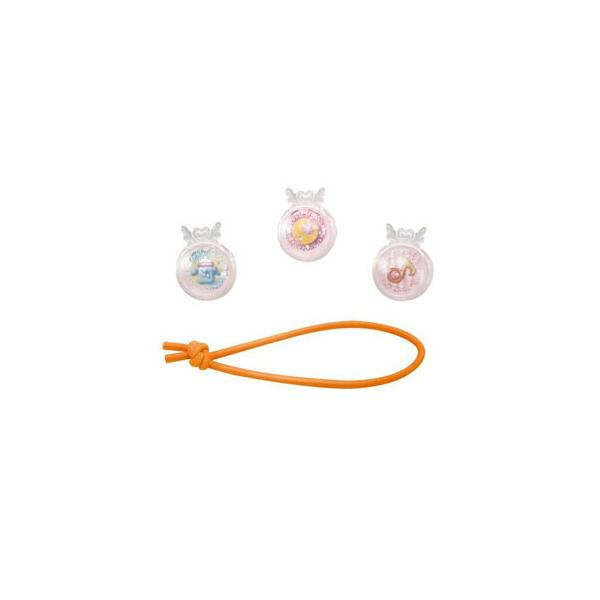 ●「ドキドキ！プリキュア」の変身アイテムおもちゃです。●アイちゃんをお世話するときに使うキュアラビーズのセット。■セット内容：キュアラビーズ×3個、ヘアゴム×1個◆対象年齢：３才以上◆メーカー名：バンダイ