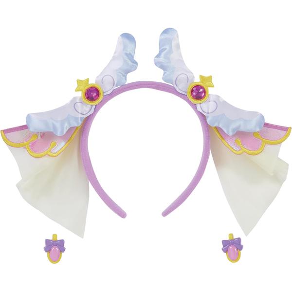 『名探偵プリキュア！』より、「変身プリチューム キュアアンサー アクセサリーセット」が登場！キュアアンサーになりきれるカチューシャとイヤリングのセットです。☆別売りの「変身プリチューム キュアアンサー」と一緒に着用することで、全身キュアアン...