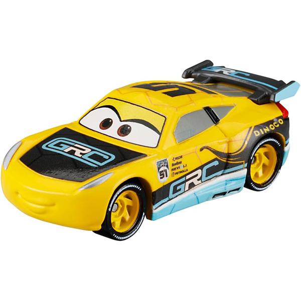 カーズの新テーマ「GRC（グローバル・レーサーズ・カップ）」がカーズトミカに登場！クルーズ・ラミレスが新たなデザインで登場です。鮮やかなイエローを基調に、ブラックとブルーのGRCロゴを施したスポーティな外観です。リアウィングにもGRCロゴが...