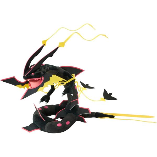 ポケモンぬいぐるみに「黒いメガレックウザ」が登場！黒いメガレックウザといっしょにあそぼう！サイズは高さ約40cm発売日：2026年3月14日パッケージサイズ：W340×H400×D350mm電池使用：不要対象年齢：3歳以上メーカー：タカラト...