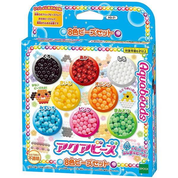 まるビーズ(5mm)各約150個しろ・くろ・ピンク・みずいろ・あか・きいろ・オレンジ・きみどり、ひらがなシート1枚※トレイやきりふきは別売りです。発売日：パッケージサイズ：使用電池：不要対象年齢：6歳以上メーカー：エポック種類：おもちゃ・玩具