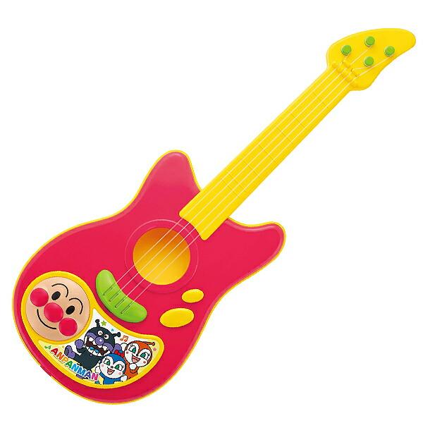 右利きでも左利きでも演奏できるアンパンマンのかわいいギター！発売日：2021年2月パッケージサイズ：w210×h520×d65mm使用電池：不要対象年齢：3歳以上メーカー：アガツマ種類：おもちゃ 玩具