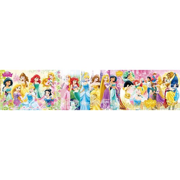 【発売日：2023年03月31日】商品名：ディズニープリンセス みんなのものがたりサイズ：16.5×74cm品　番：APO-24-173ピース数：10メーカー：エポック社補　足：【子供用パズル】【板パズル】【対象年齢4才以上】【パノラマパズ...