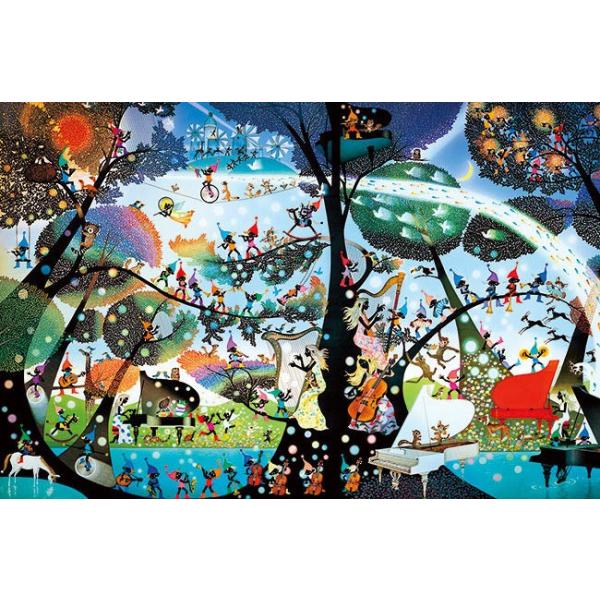 【発売日：2020年02月14日】商品名：こびとの楽園サイズ：50×75cm品　番：APP-1000-848ピース数：1000メーカー：アップルワン補　足：【ジグソーパズル】【イラスト】【藤城清治】【202002】【1000-2000】【色...