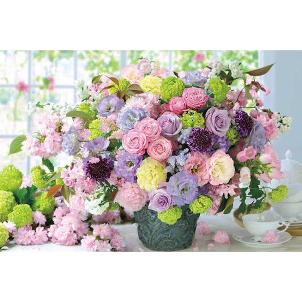 【発売日：2021年01月21日】商品名：春色のハーモニーサイズ：50×75cm品　番：APP-1000-858ピース数：1000メーカー：アップルワン補　足：【ジグソーパズル】【フラワー】【202101】【1000-2000】【色：ピンク...