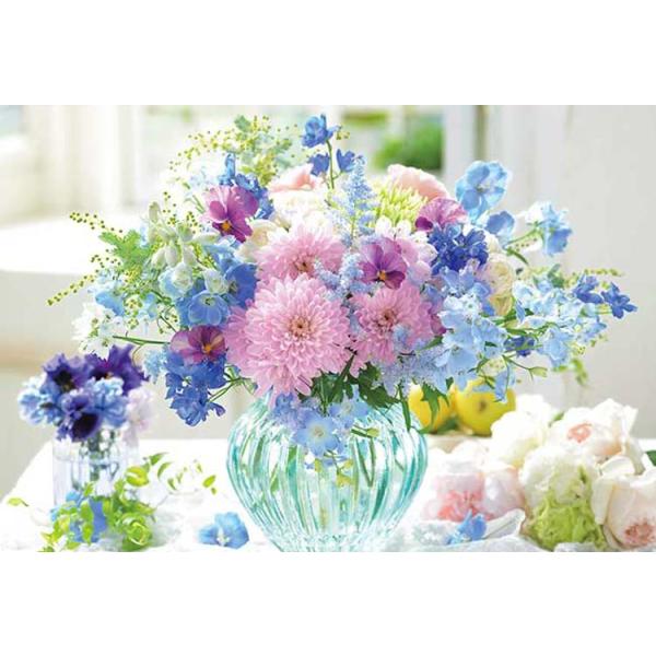 【発売日：2023年10月12日】商品名：そよ風のメロディサイズ：26×38cm品　番：APP-300-375ピース数：300メーカー：アップルワン補　足：【ジグソーパズル】【フラワー】【202310】【300-500】【色：ピンク】【色：...