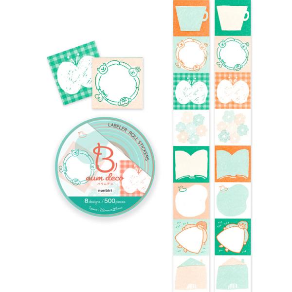 【発売日：2026年05月15日】商品名：バウム のんびりサイズ：55×22mm品　番：BEV-SL-282メーカー：ビバリー補　足：【雑貨】【シール】【Baum】【バウム】【202605】【色：グリーン】【色：ピンク】