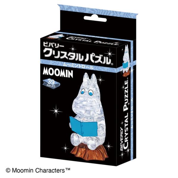 【発売日：2026年06月26日】商品名：ムーミントロールサイズ：W9.5×H17.5×D4.8cm品　番：BEV-50328ピース数：39メーカー：ビバリー補　足：【立体パズル】【クリスタルパズル】【透明パズル】【キャラクター】【ムーミン...