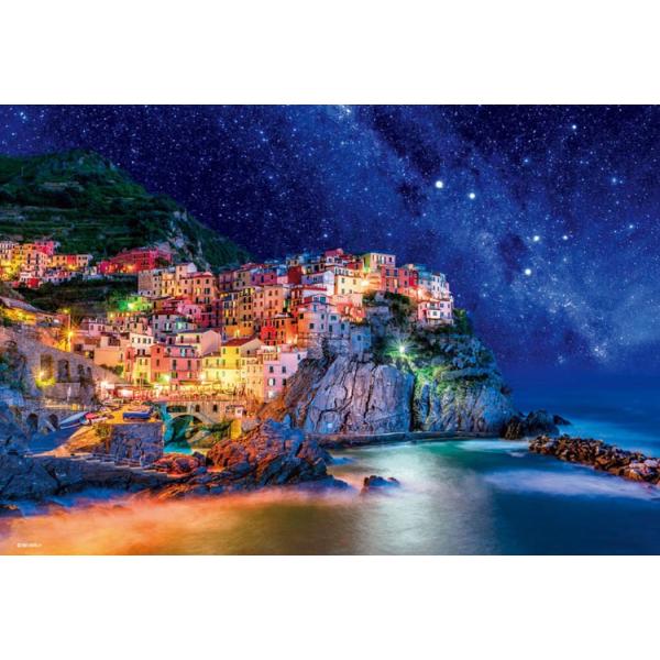 【発売日：2018年03月09日】商品名：星空のチンクエテッレサイズ：26×38cm品　番：BEV-83-092ピース数：300メーカー：ビバリー補　足：【ジグソーパズル】【風景】【海外風景】【イタリア】【世界遺産】【夜景】【光る】【201...