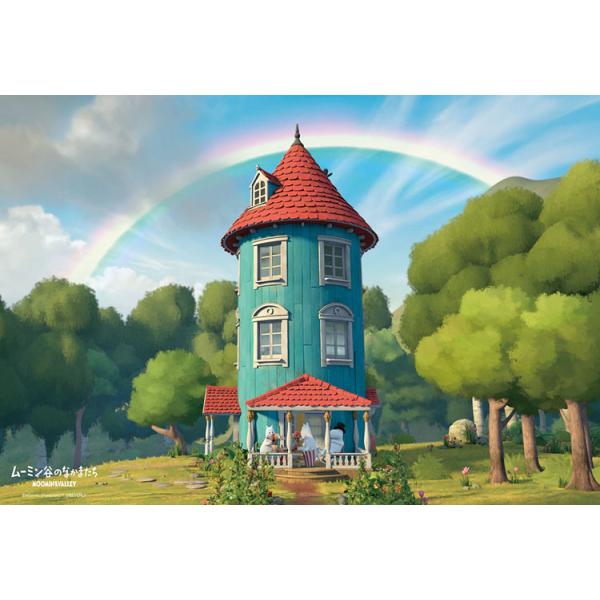 【発売日：2024年08月23日】商品名：にじとムーミンやしきサイズ：26×38cm品　番：BEV-80-041ピース数：80メーカー：ビバリー補　足：【ジグソーパズル】【キャラクター】【ムーミン】【ラージピース】【202408】【-108...