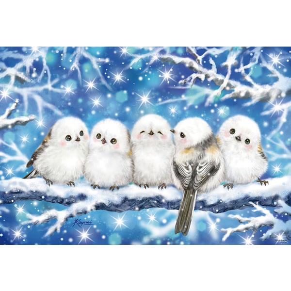 【発売日：2025年08月08日】商品名：シマエナガ みんなでおしゃべりサイズ：49×72cm品　番：BEV-1000-111ピース数：1000メーカー：ビバリー補　足：【ジグソーパズル】【イラスト】【原井加代美】【1000-2000】【2...