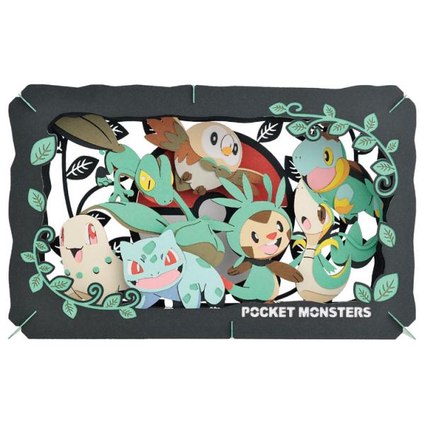 【発売日：2019年07月30日】商品名：TYPE:GRASS（ポケットモンスター）サイズ：約H100×W160×D42mm品　番：ENS-PT-L06メーカー：エンスカイ補　足：【雑貨】【ペーパーシアター】【PAPER THEATER】【...